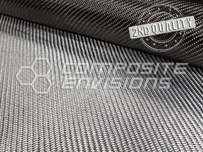 2nd Quality Silver Aluminized Carbon Fiber Fabric 2x2 Twill 3k 50 ...