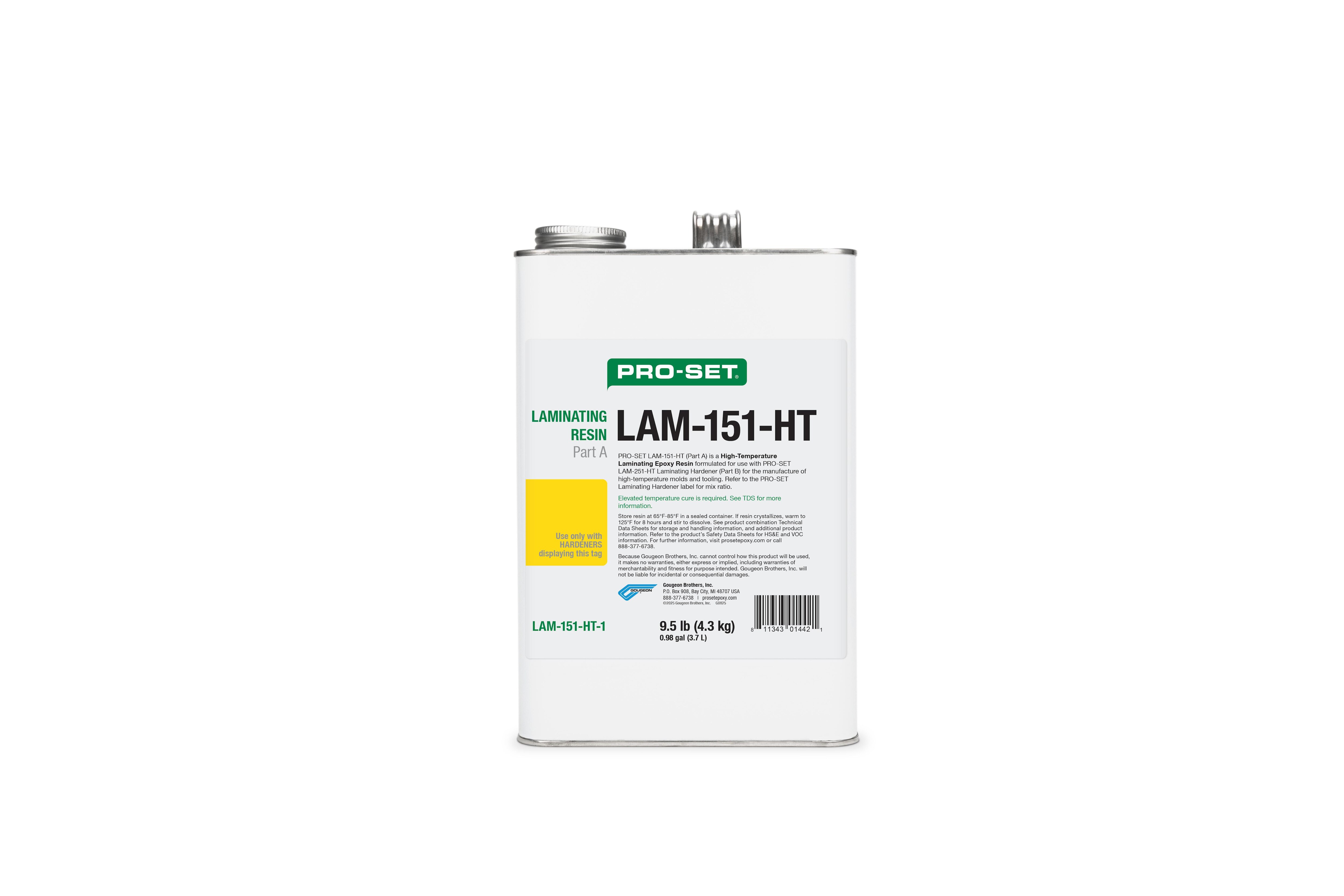 PRO-SET High Temp Laminating Epoxy Resin LAM-151-HT